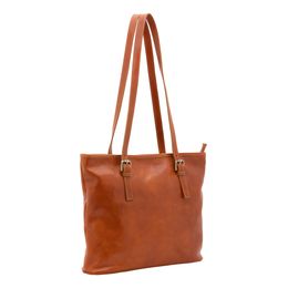 Viola Castellani Schultertasche Damen Gr&ouml;&szlig;e One Size cognac