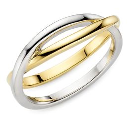 Aniston Ring Damen Gr&ouml;&szlig;e 56 gold / silber