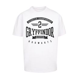 F4NT4STIC T-Shirt 'Harry Potter Gryffindor Keeper' Herren Gr&ouml;&szlig;e XL schwarz / wei&szlig;