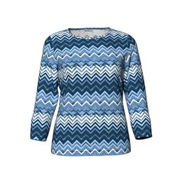 Rabe Shirt Damen Gr&ouml;&szlig;e XL opal / hellblau / dunkelblau / wei&szlig;