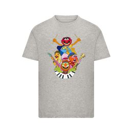 F4NT4STIC T-Shirt 'Disney Muppets-Dr.-Teeth-and-The-Electric-Mayhem' Jungen Gr&ouml;&szlig;e 158/164 blau / gelb / grau / gr&uuml;n / rot / wei&szlig;