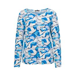 GOLDNER Shirt Damen Gr&ouml;&szlig;e L blau / mischfarben