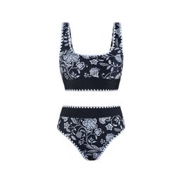 Cupshe Bikini 'DAA12C4L015AA' Damen Gr&ouml;&szlig;e L schwarz