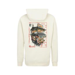 Oldskull Kapuzensweater 'Asian Neo Tokyo Floating Izakaya Graphic' Herren Gr&ouml;&szlig;e L offwhite