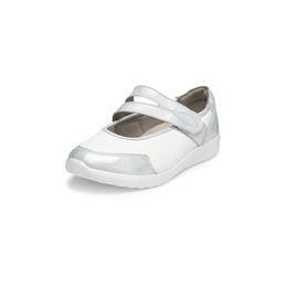vitaform Riemchenballerina Damen Gr&ouml;&szlig;e 36 silber / wei&szlig;