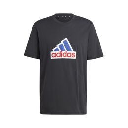 adidas Performance Funktionsshirt Herren Gr&ouml;&szlig;e L blau / rot / schwarz / wei&szlig;