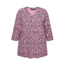 Ulla Popken Shirt Damen Gr&ouml;&szlig;e XXL/XXXL altrosa / schwarz
