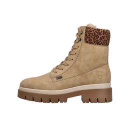 Rieker Stiefelette Damen Gr&ouml;&szlig;e 37 beige / braun Winterschuhe