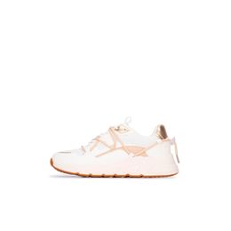 Posh By Poelman Sneaker 'CARI' Damen Gr&ouml;&szlig;e 39 beige / wei&szlig;