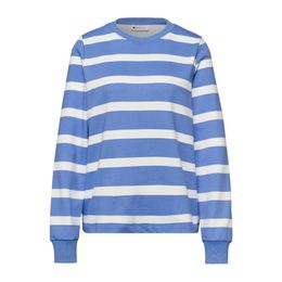Street One Sweatshirt Damen Gr&ouml;&szlig;e XS blau / wei&szlig;