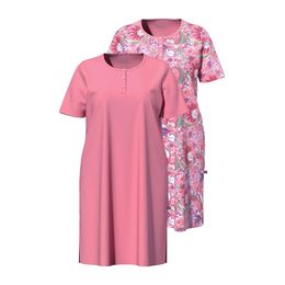 Ulla Popken Nachthemd Damen Gr&ouml;&szlig;e XL/XXL mischfarben / rosa