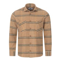 Rock Creek Hemd Herren Gr&ouml;&szlig;e 5XL camel / schwarz