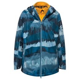 Ulla Popken Funktionsjacke Damen Gr&ouml;&szlig;e M/L blau / gelb
