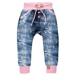 Land-juwelen Hose M&auml;dchen Gr&ouml;&szlig;e 122 blau / pink