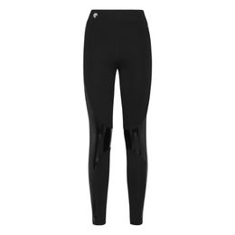 Philipp Plein Leggings Damen Gr&ouml;&szlig;e XXXL schwarz