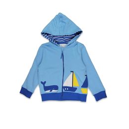 Toby tiger Sweatjacke Jungen Gr&ouml;&szlig;e 92 blau