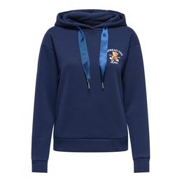 Only Sweatshirt Damen Gr&ouml;&szlig;e M navy / hellbraun / wei&szlig;