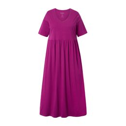 Ulla Popken Kleid Damen Gr&ouml;&szlig;e 58/60 lila Winterkleid