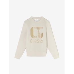 Le Temps Des Cerises Sweatshirt 'Paolo' Damen Gr&ouml;&szlig;e XL gelb / hellgrau