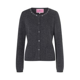 LIEBLINGSST&Uuml;CK Lieblingsst&uuml;ck Strickjacke 'Brilli' Damen Gr&ouml;&szlig;e 4XL anthrazit