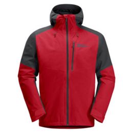 Jack Wolfskin Outdoorjacke Herren Gr&ouml;&szlig;e XXL rot / schwarz