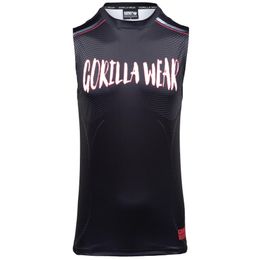 Gorilla Wear Top Herren Gr&ouml;&szlig;e L rot / schwarz / wei&szlig;