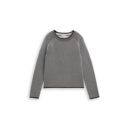 Tom Tailor Pullover Damen Gr&ouml;&szlig;e S schwarz / wei&szlig;