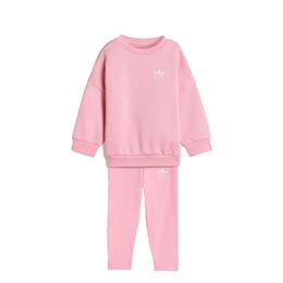 adidas originals Jogginganzug 'OVERSIZED CREW LEGGINGS' Jungen Gr&ouml;&szlig;e 104 rosa