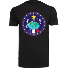F4NT4STIC T-Shirt 'Nasa Classic Globe Astronauts' Herren Gr&ouml;&szlig;e 5XL blau / gelb / rot / schwarz