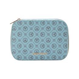 Carlo Colucci Kulturtasche 'Cracogna' Damen Gr&ouml;&szlig;e XS/XL hellblau / black denim