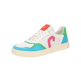 Sioux Sneaker 'Tedroso-DA-702' Damen Gr&ouml;&szlig;e 36 azur / limette / pink / wei&szlig;