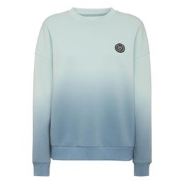 Plein Sport Sweatshirt 'Degrade' Damen Gr&ouml;&szlig;e XXXL blau / hellblau