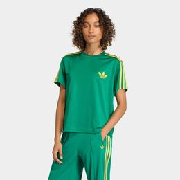 adidas originals T-Shirt Damen Gr&ouml;&szlig;e XXL gelb / gr&uuml;n
