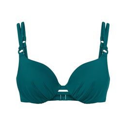 Triumph B&uuml;gel-Bikini-Top ' Summer Mix & Match ' Damen Gr&ouml;&szlig;e 80 dunkelgr&uuml;n