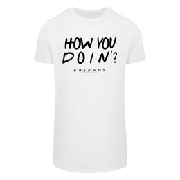 F4NT4STIC T-Shirt 'Friends How You Doin?' Herren Gr&ouml;&szlig;e 5XL schwarz / wei&szlig;