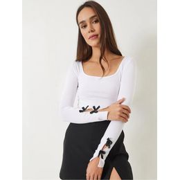 Bianco Lucci Shirt Damen Gr&ouml;&szlig;e S wei&szlig;