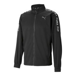Puma Trainingsjacke Herren Gr&ouml;&szlig;e L grau / schwarz / wei&szlig;