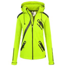Rock Creek Outdoorjacke Damen Gr&ouml;&szlig;e L neongelb / schwarz