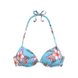 Lascana Bikinitop 'Malia' Damen Gr&ouml;&szlig;e 70 blau / mischfarben