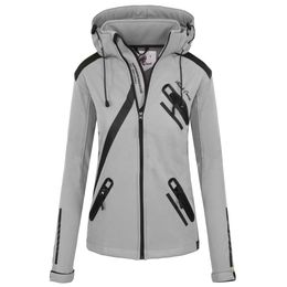 Rock Creek Outdoorjacke Damen Gr&ouml;&szlig;e XS stone / schwarz