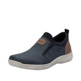 Rieker Slip On Herren Gr&ouml;&szlig;e 46 dunkelblau / braun