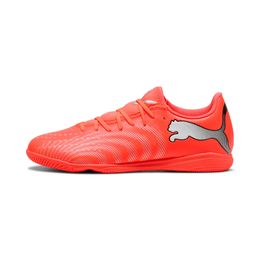 Puma Fu&szlig;ballschuh 'FUTURE 9 PLAY' Herren Gr&ouml;&szlig;e 44 orange / silber