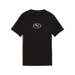 Puma T-Shirt Jungen Gr&ouml;&szlig;e 164 schwarz / wei&szlig;