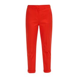 s.Oliver BLACK LABEL B&uuml;gelfaltenhose Damen Gr&ouml;&szlig;e 36 orangerot