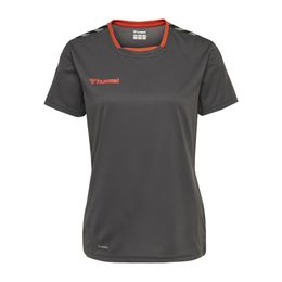 Hummel Trikot Damen Gr&ouml;&szlig;e M dunkelgrau / orangerot