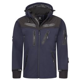 Rock Creek Funktionsjacke Herren Gr&ouml;&szlig;e XXL navy / schwarz / wei&szlig;