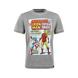 Recovered T-Shirt 'Marvel Tales Of Suspense' Herren Gr&ouml;&szlig;e XXL hellgrau