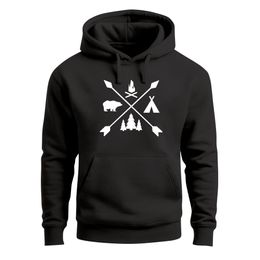 Neverless Sweatshirt 'Adventure Cross' Herren Gr&ouml;&szlig;e M schwarz