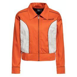 Queen Kerosin &Uuml;bergangsjacke 'California' Damen Gr&ouml;&szlig;e L orange
