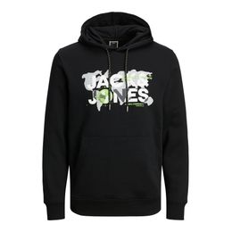 Jack & Jones Jack & Jones Sweatshirt 'JCODust' Herren Gr&ouml;&szlig;e S limette / schwarz / wei&szlig;
